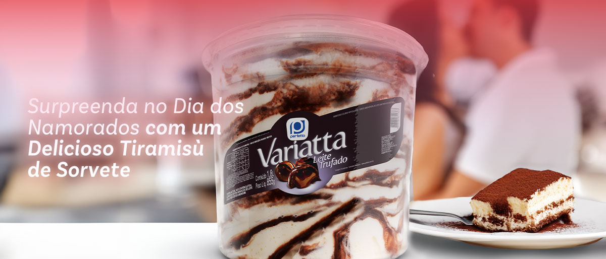 Receita de Tiramisù com Sorvete Variatta Leite Trufado da Perfetto para ...