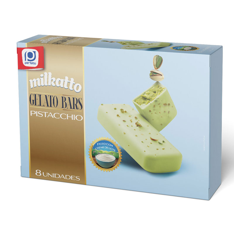 MULTIPACK MILKATTO GELATO BARS PISTACCHIO | Perfetto